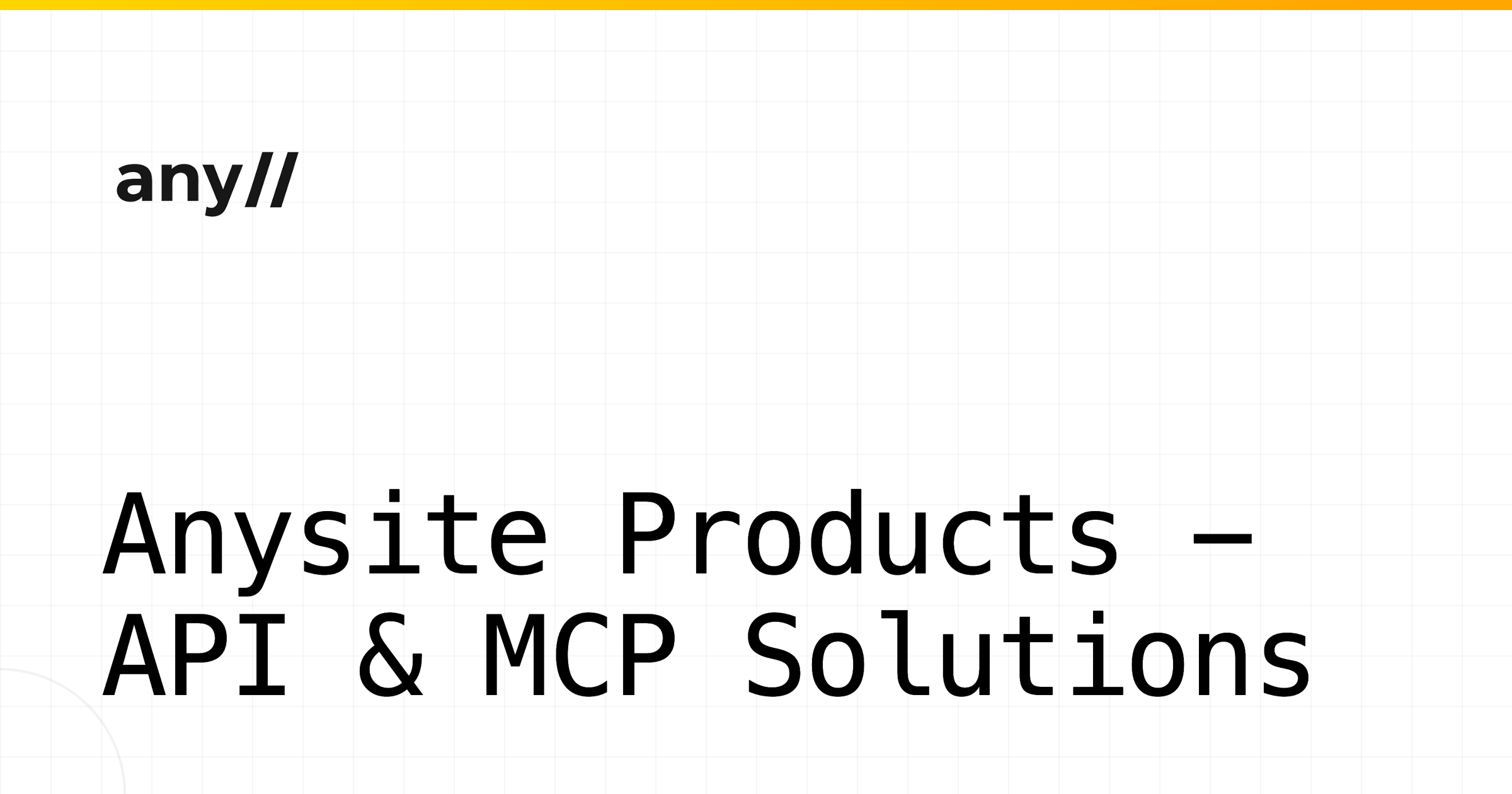 Products - REST API & MCP Server for Any Website